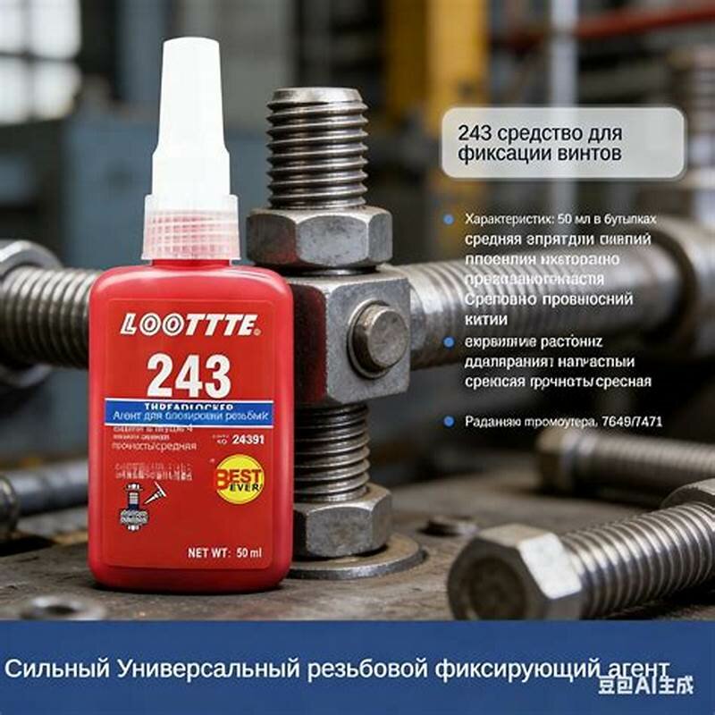 Фум-гель (фиксатор резьбы) неразъёмный, 6 мл