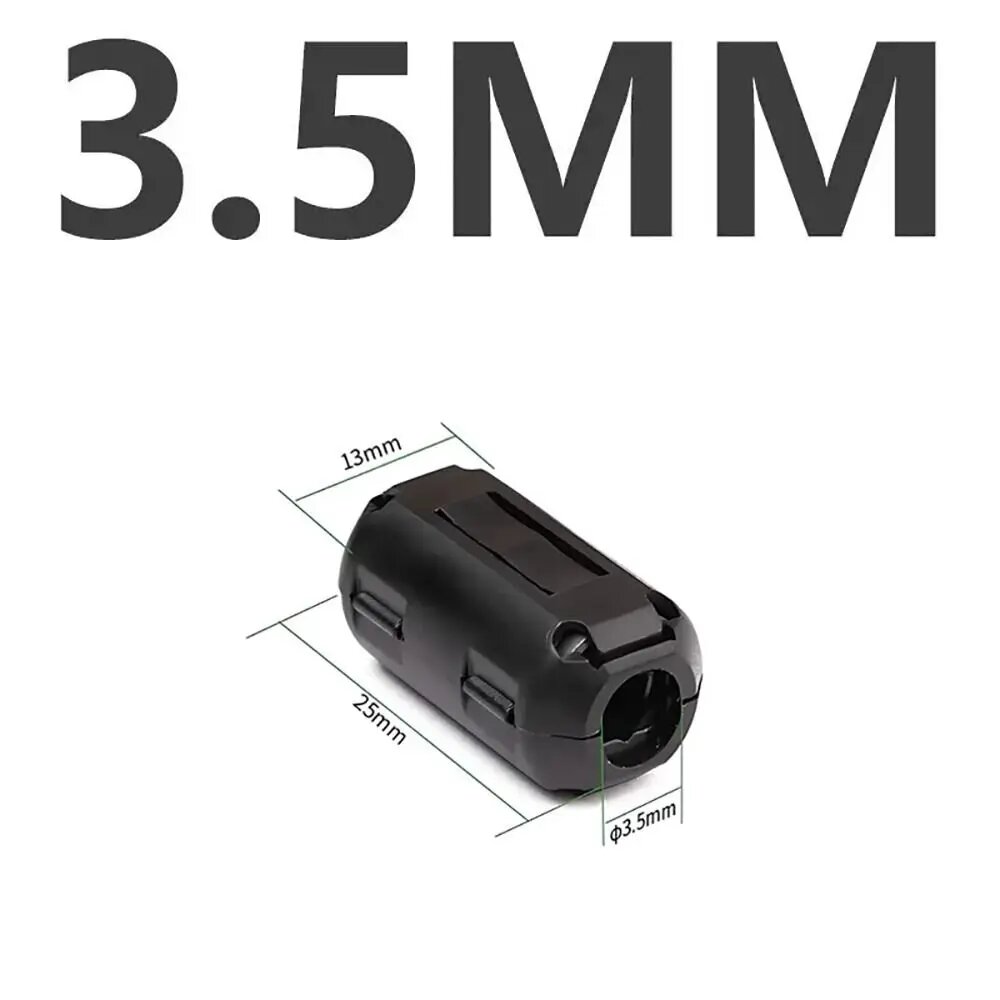 Магнитный фильтр EMI RFI 3.5/5/7/9/13/15 мм 3.5mm