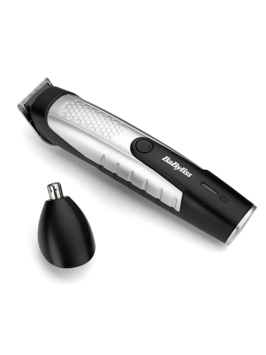 Триммер BaByliss Lithium Power T812E, для бороды и усов, нержавеющая сталь, Li-Ion аккумулятор