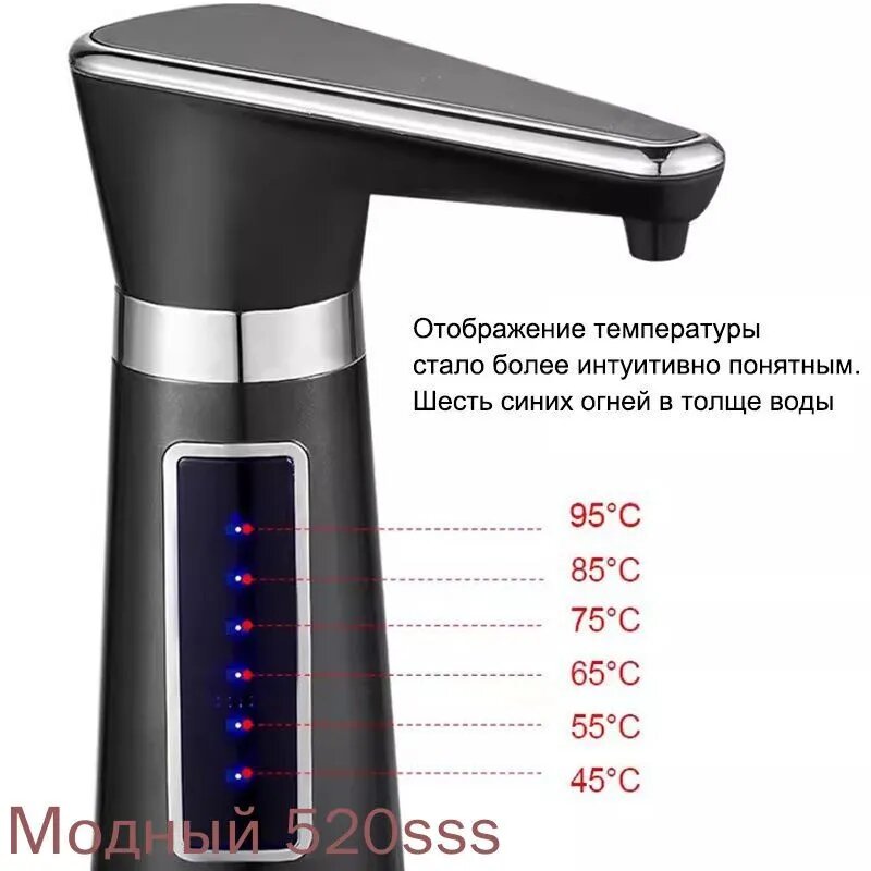 Чай-машина, 1350 Вт, 1 л, Корпус Металл/пластик, Закрытая спираль, Коричневый, Китай — фото 1