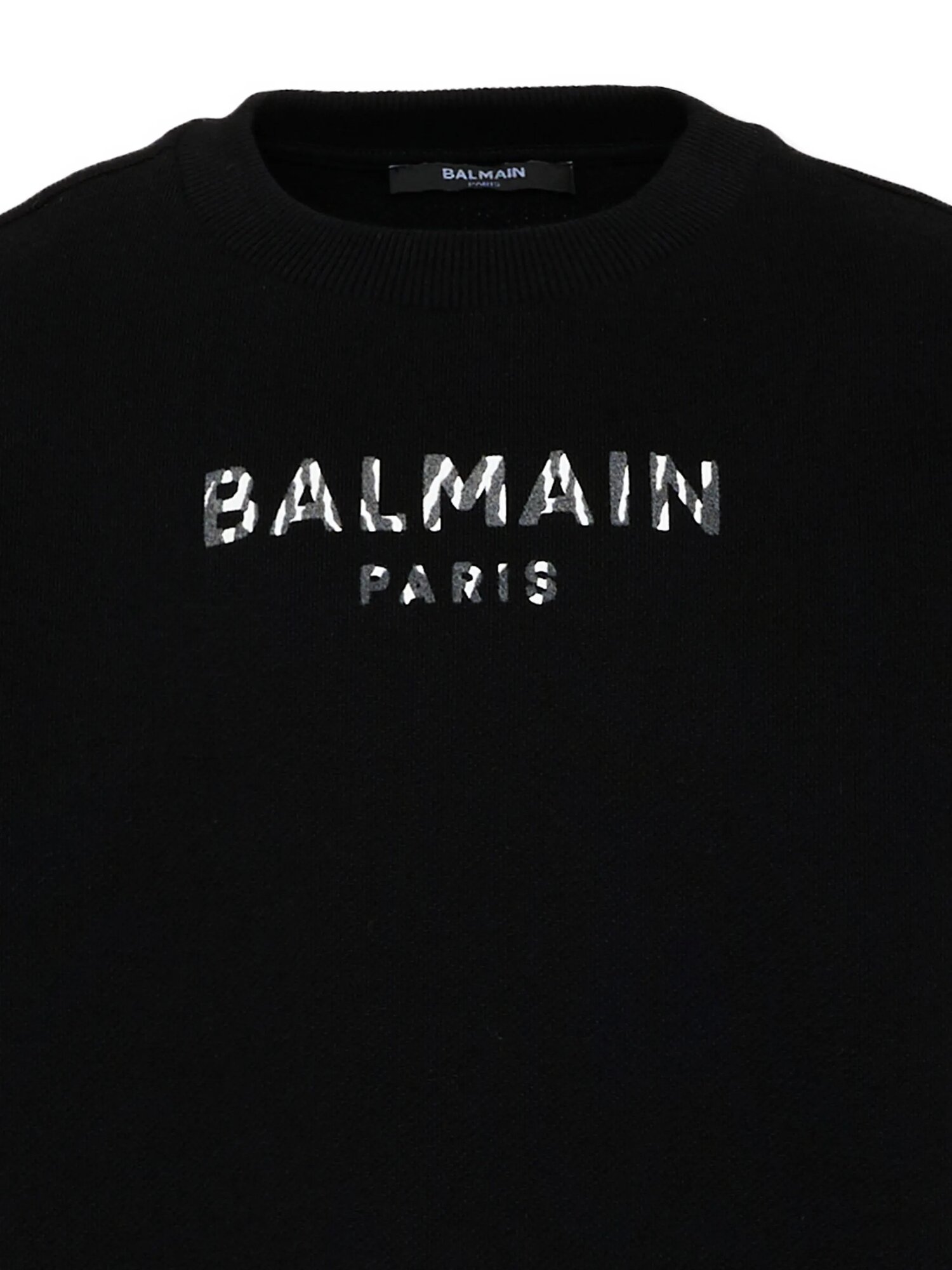 Толстовка BALMAIN Logo-print sweatshirt, размер 13 лет, черный — фото 1