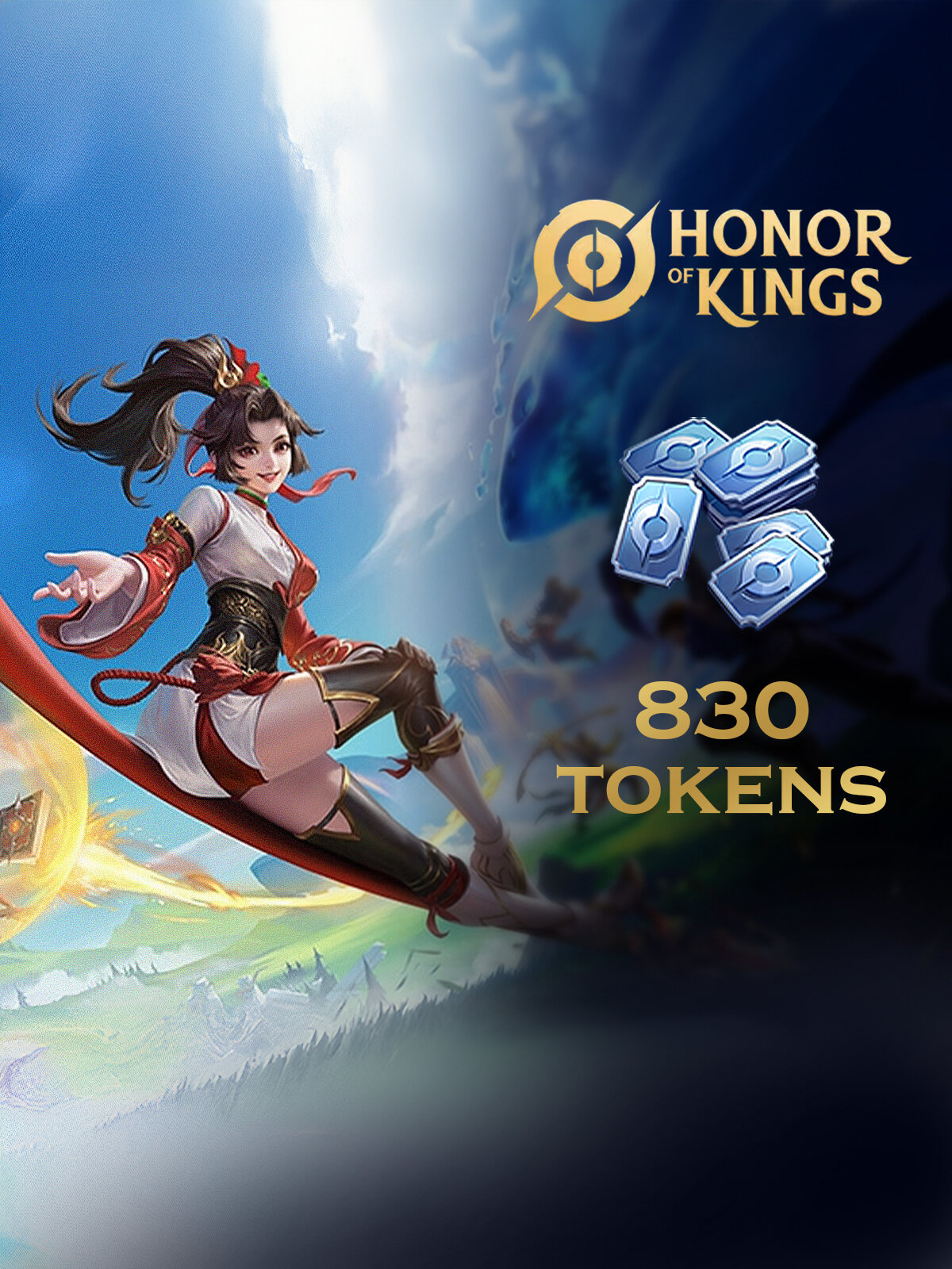 Игровая валюта Honor of Kings 830 Tokens [Цифровая версия]