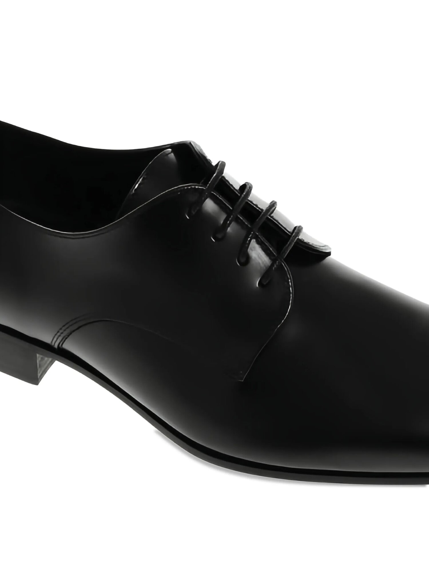 Туфли Corneliani Brushed leather derby shoes, размер 7, black/black — фото 1