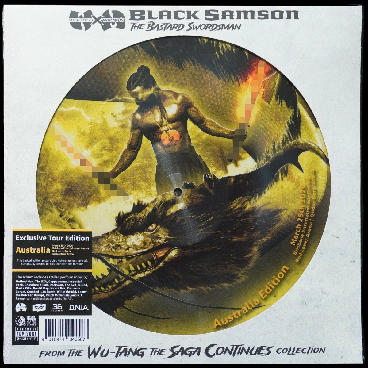 Виниловая пластинка 36 Chambers Wu-Tang Clan – Black Samson, The Bastard Swordsman (picture disc (пикчер диск))