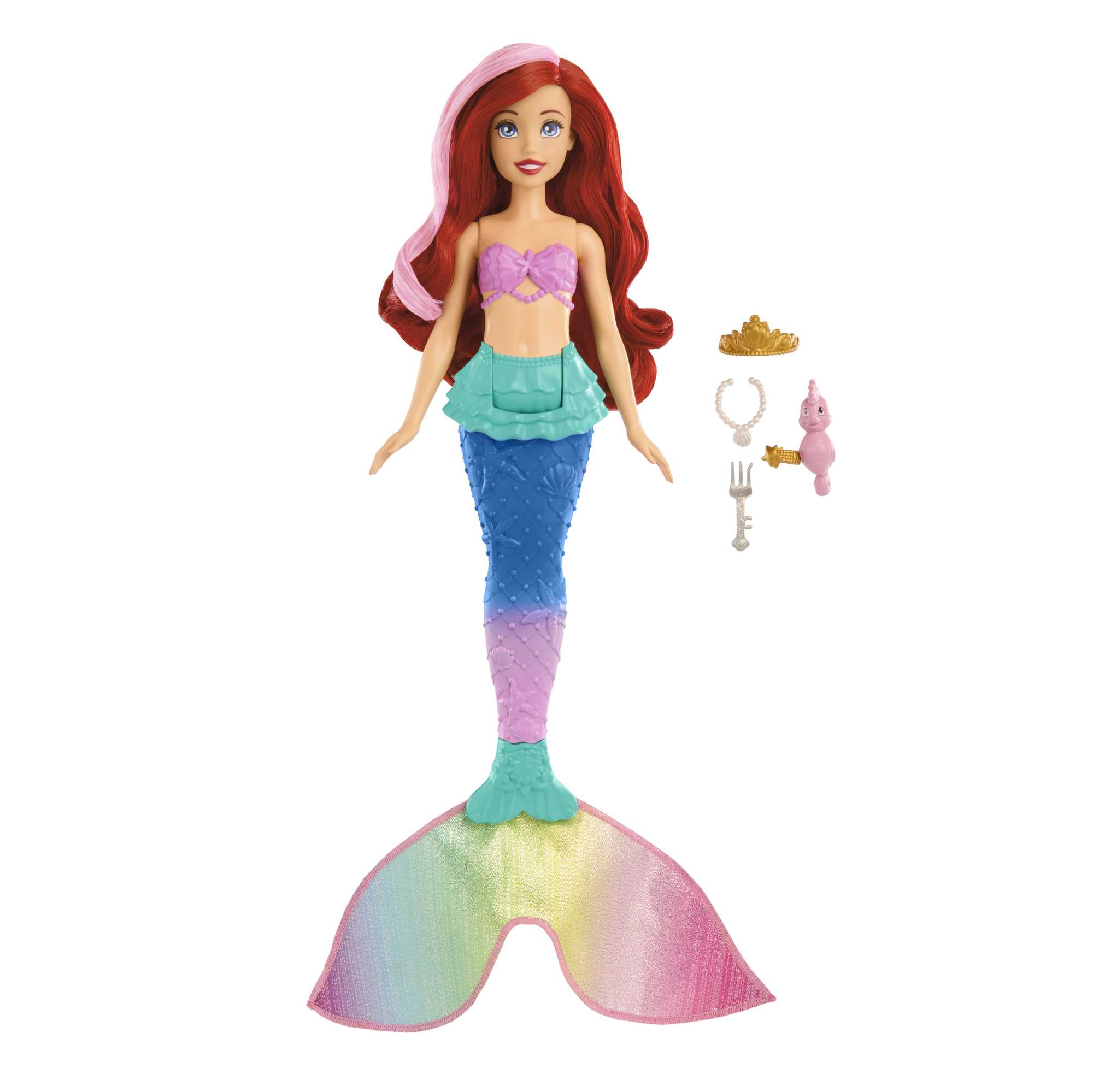 Кукла Mattel Disney Princess Русалочка Ариэль с подвижным хвостом HPD43, разноцветный