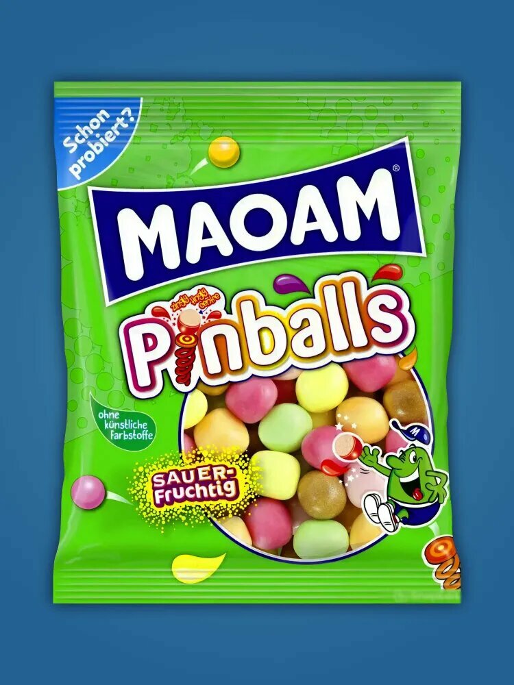 Конфеты HARIBO MAOAM Pinballs (Пинболы) 200г Германия