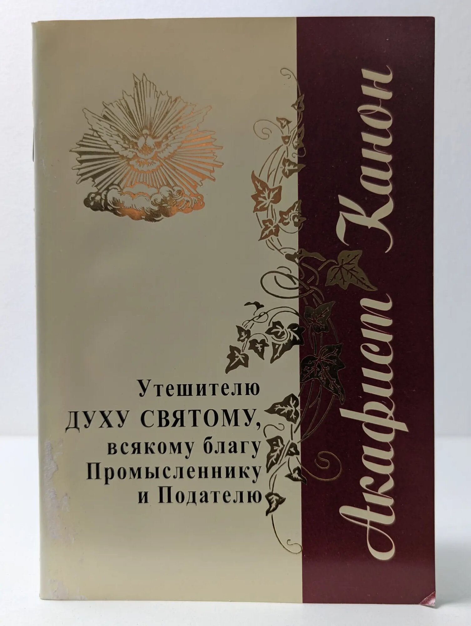 Акафист Канон Духу Святому с началом и окончанием, общими для всех канонов и акафистов, и молитвами 1999