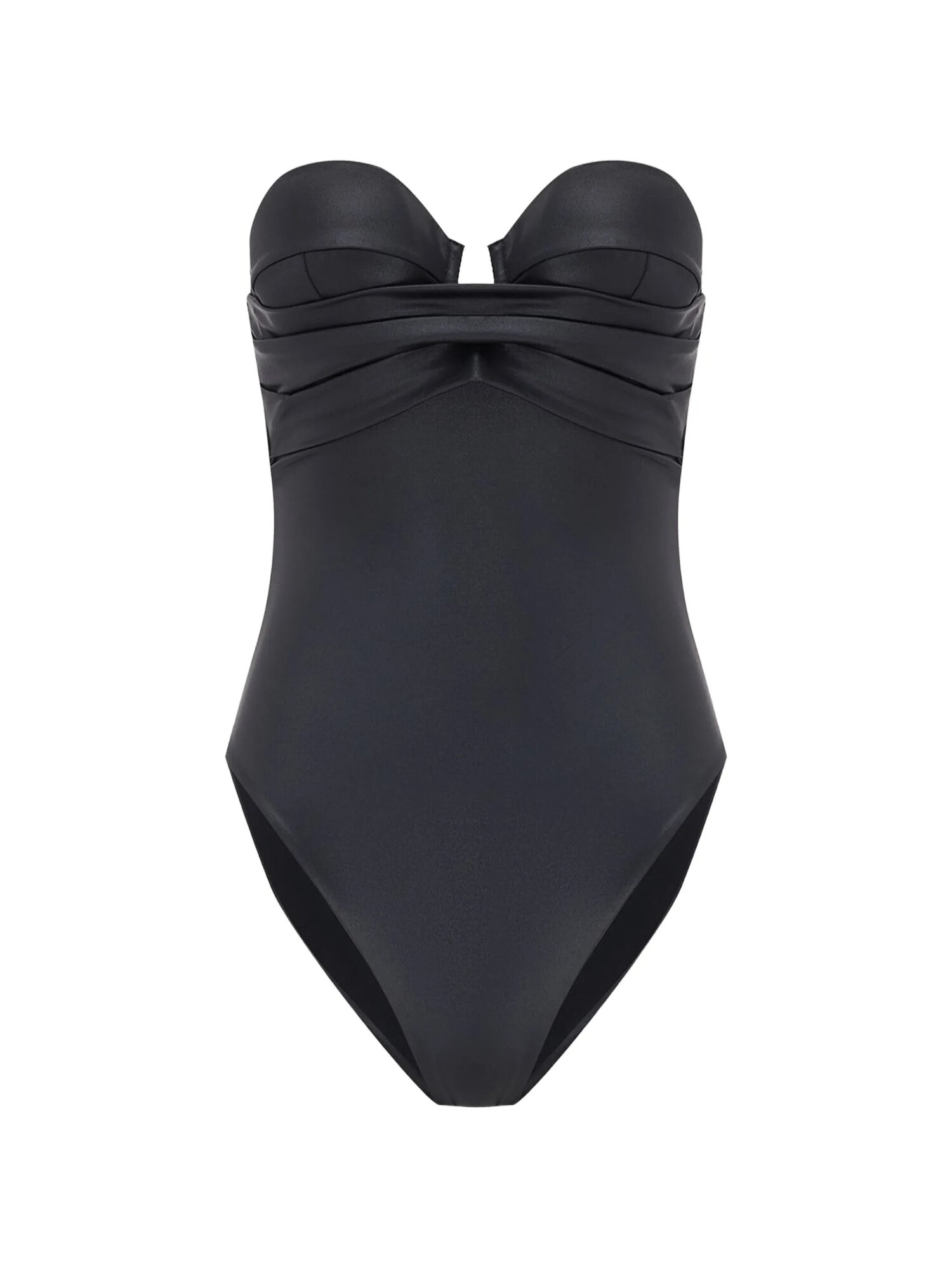 Купальник Strapless draped swimsuit