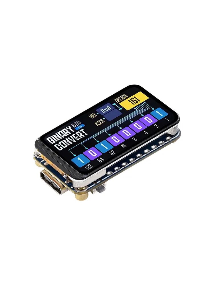 Разработчик платы RP2350 1.47 дюйма LCD дисплей-Type C-Без пинов