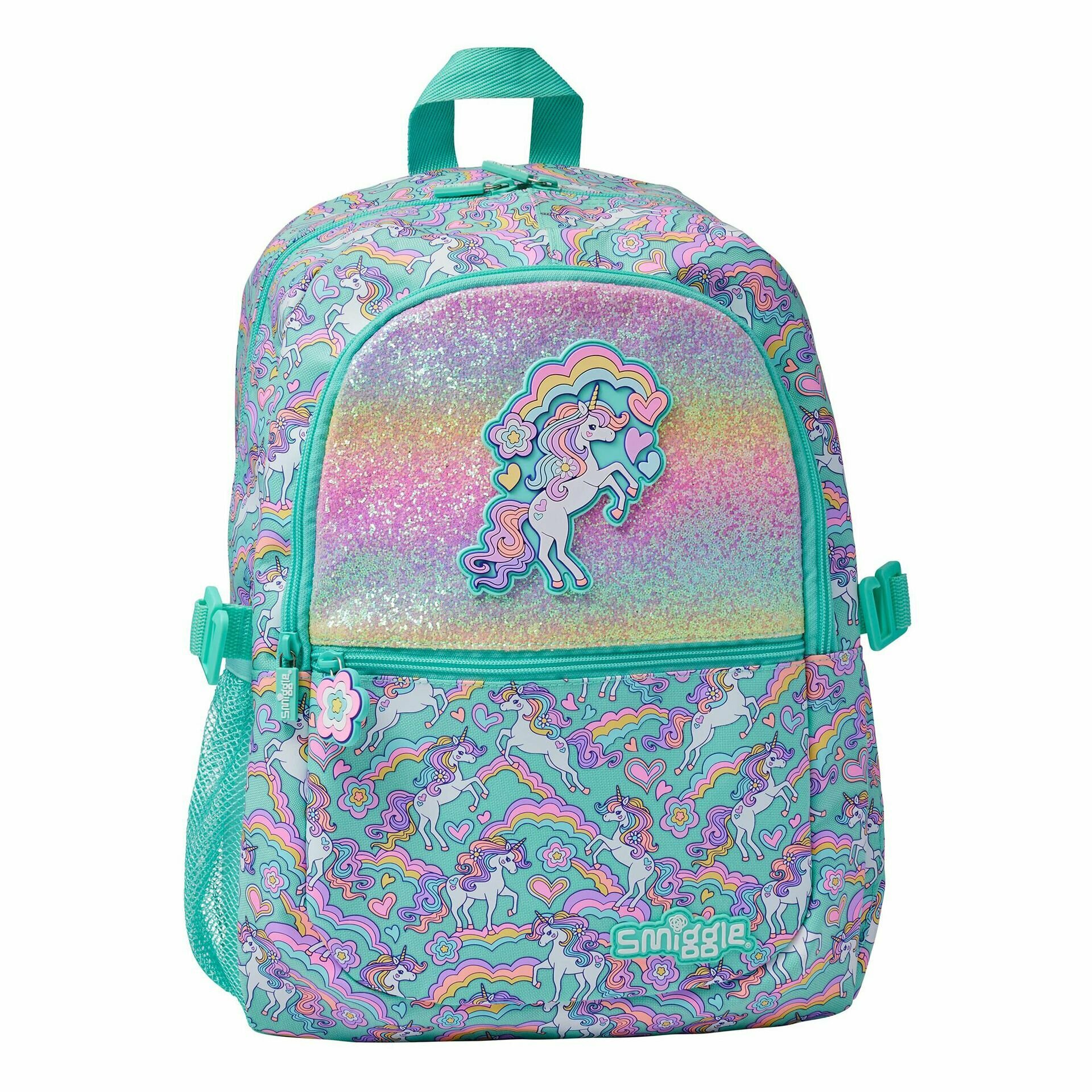 Рюкзак Smiggle, для начальной школы, зеленый, большой, легкий