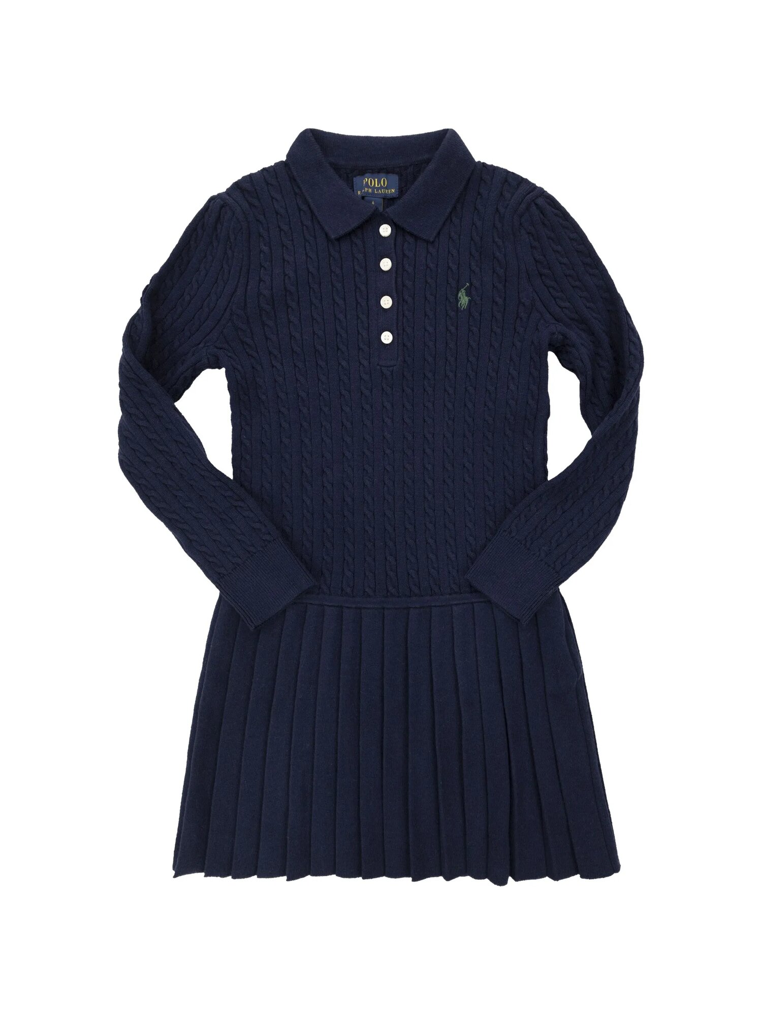 Платье Cable-knit pleated dress