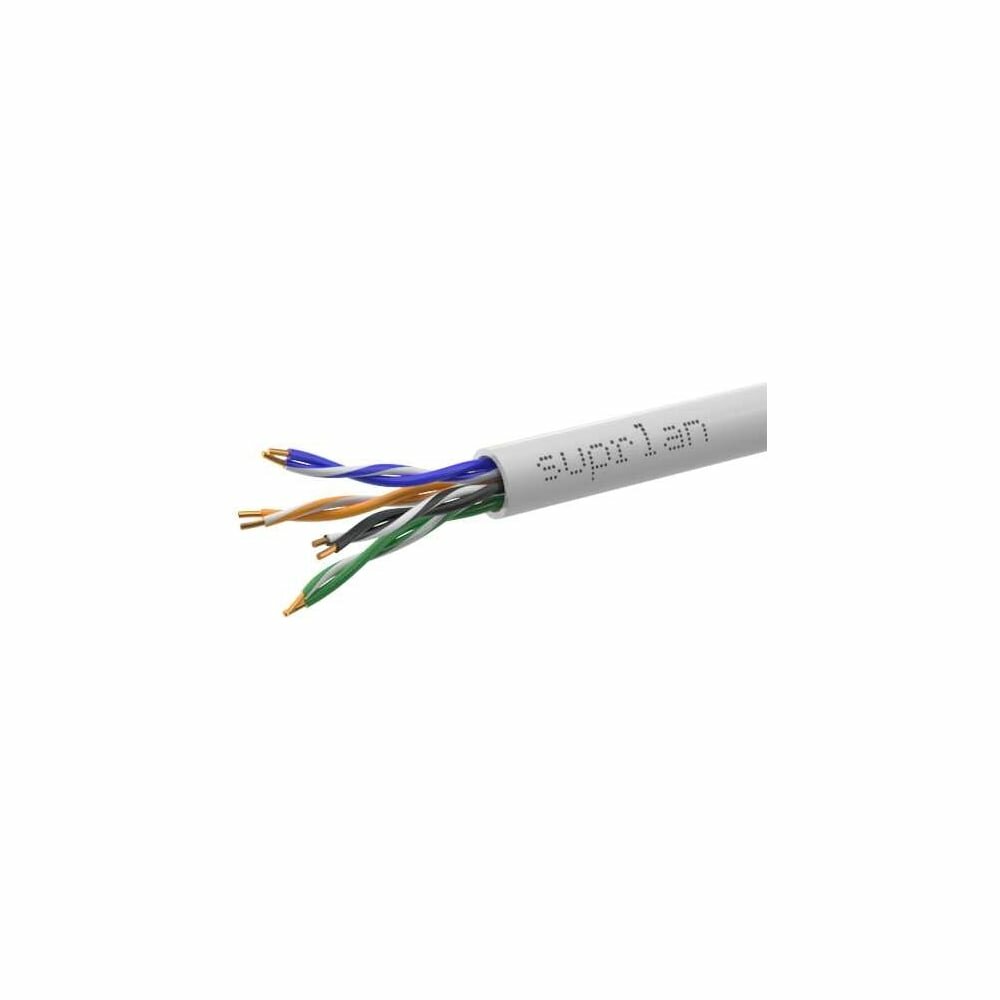 Сетевой интернет кабель витая пара SUPRLAN медный Standard UTP Cat.5e 4x2xAWG24 Cu PVC внутренний 50м 01-0333-1 — фото 1