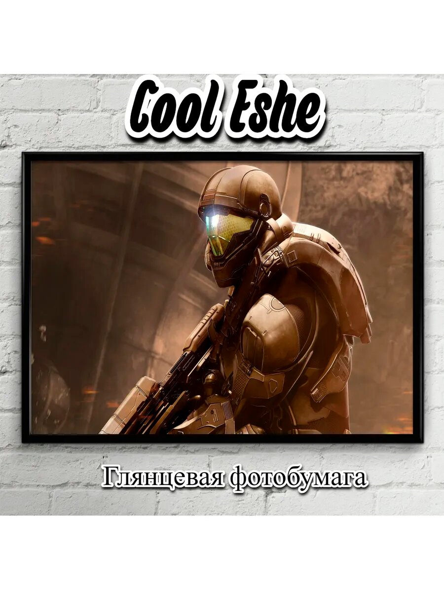 Плакат "halo 5, buck" А4