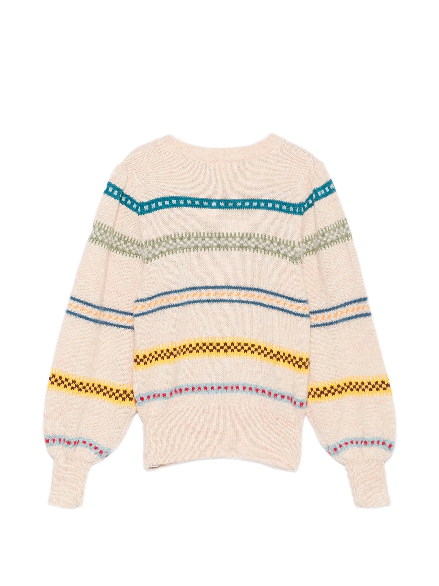 Свитер BELLEROSE Striped-pattern sweater, размер 10 лет, разноцветный — фото 1