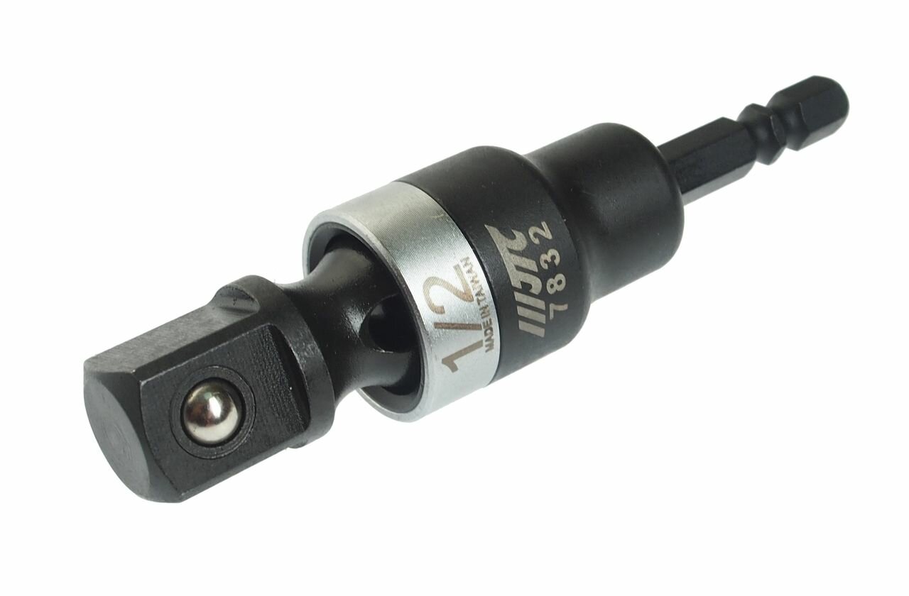 Адаптер 1/4 Х 1/2" карданный под шуруповерт 7832