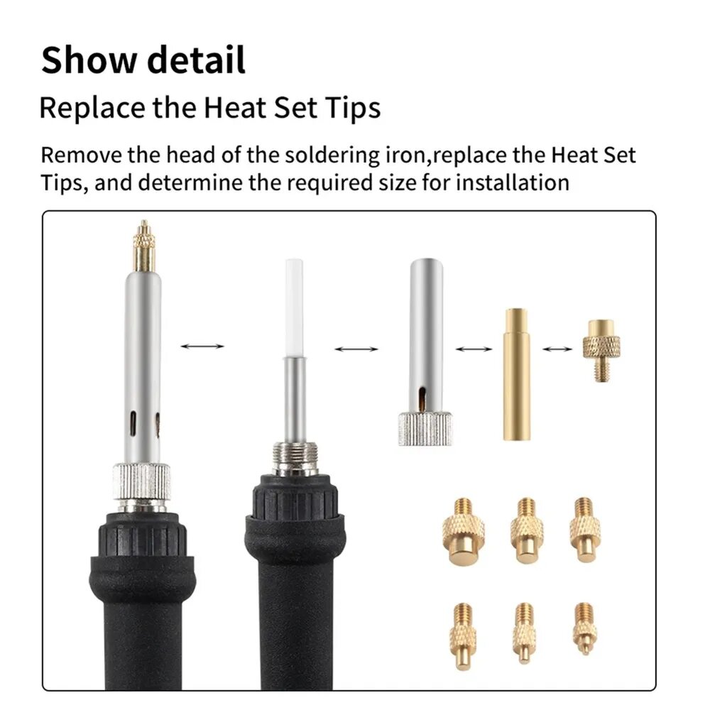 Набор Stealth Kit Heat Set Insert Tool для 3D-принтера EU Plug — фото 1
