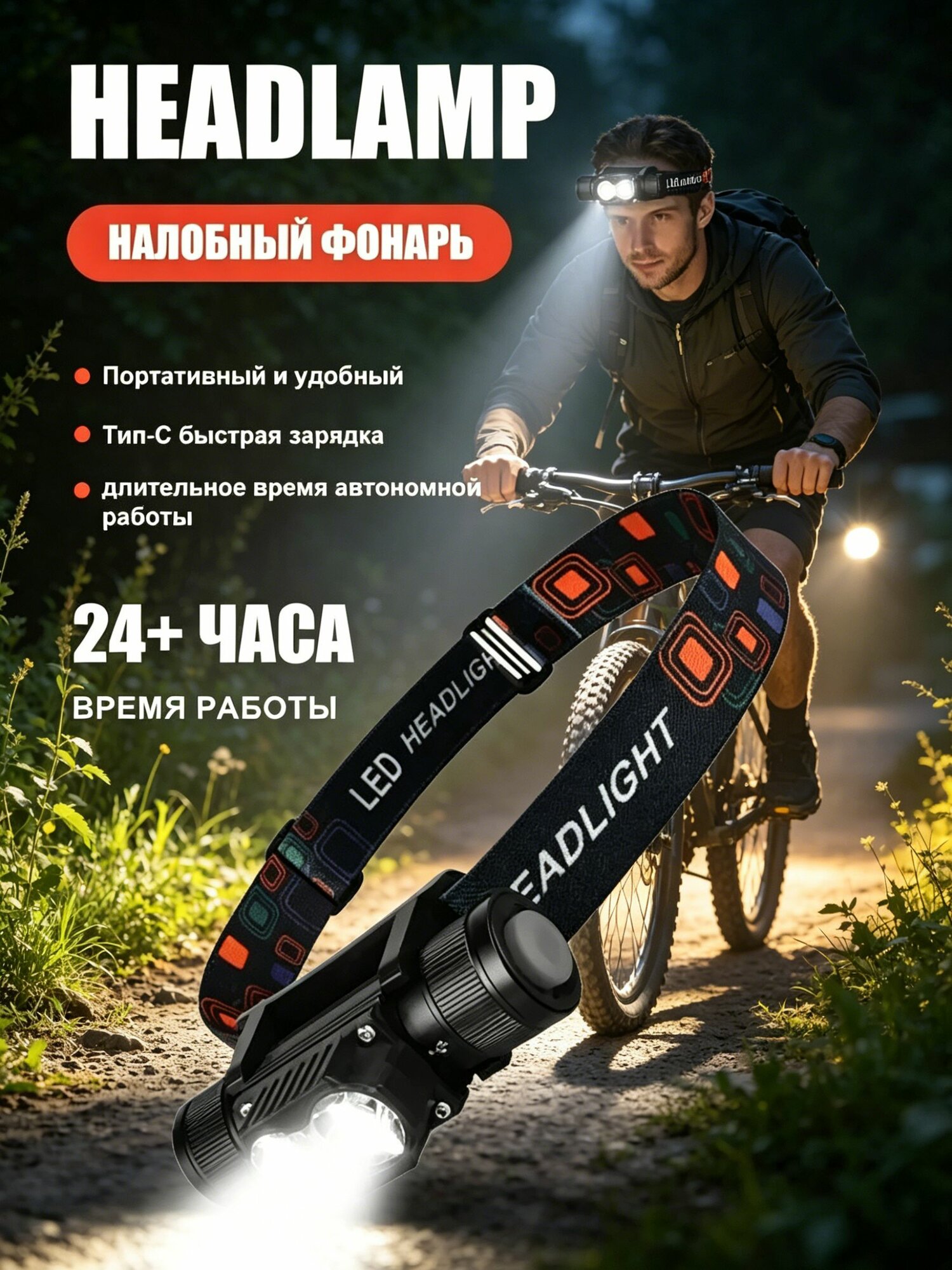 Фонарь-прожектор