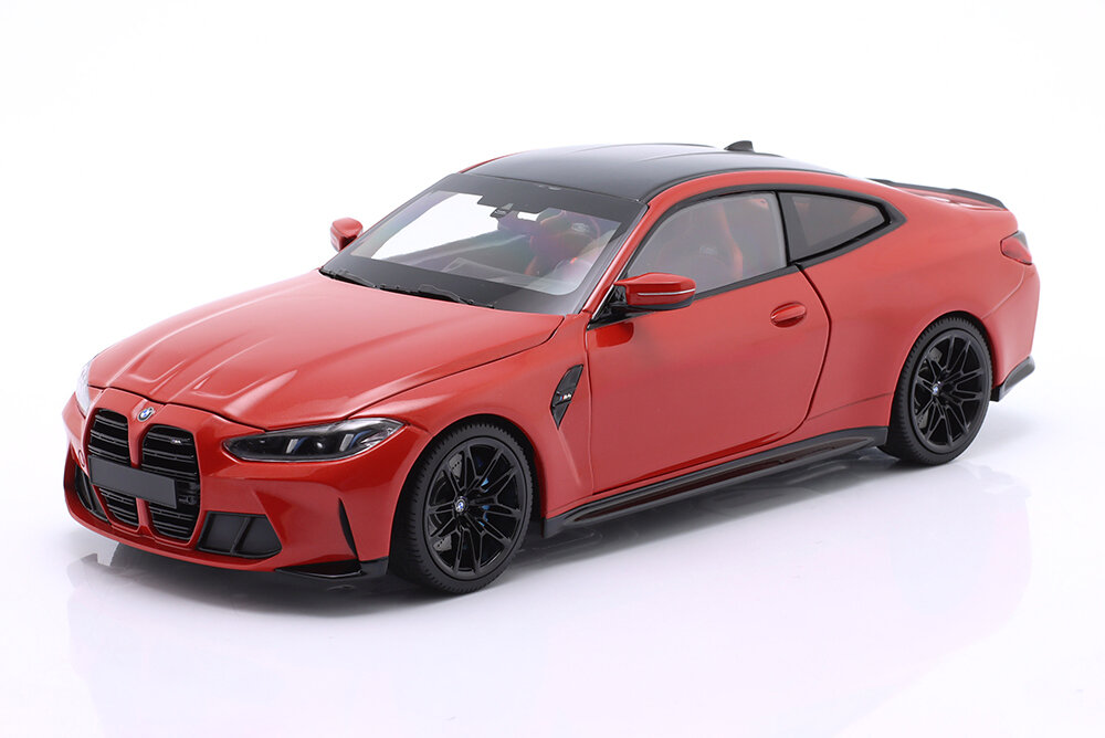 Модель коллекционная MINICHAMPS Bmw M4 G82 2024 red metallic