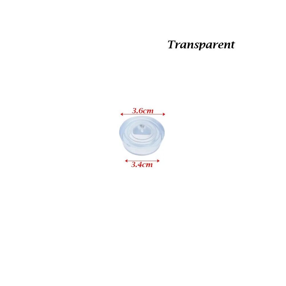 Резиновая заглушка для раковины transparent3.6-3.4cm