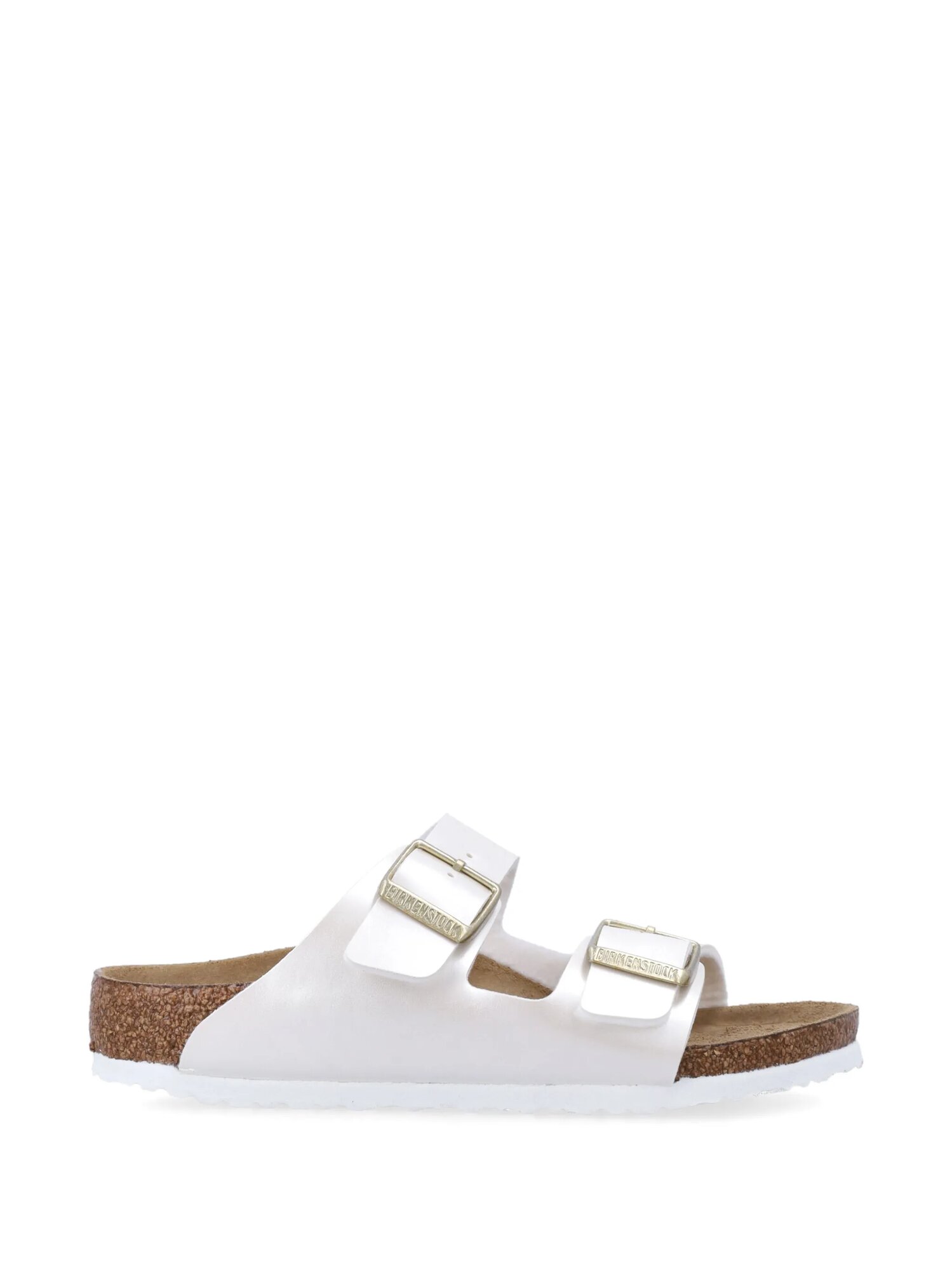 Сандалии Birkenstock Arizona, размер 27 EU, бежевый/белый — фото 1