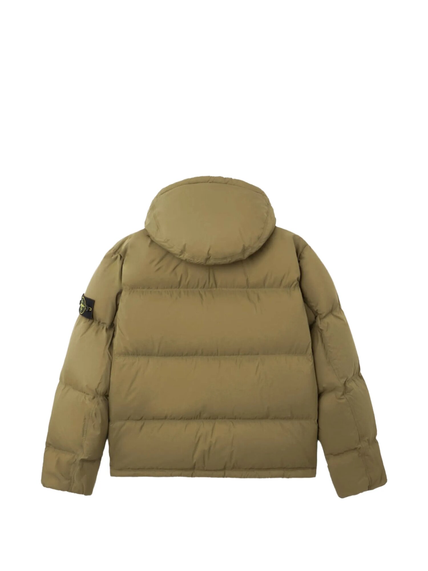 Куртка Stone Island Hooded padded jacket, размер XL, зеленый, — фото 1