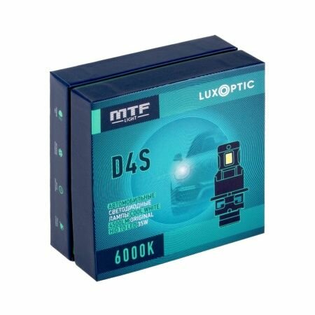 Светодиодные лампы MTF LUXOPTIC LED D4S 6000K