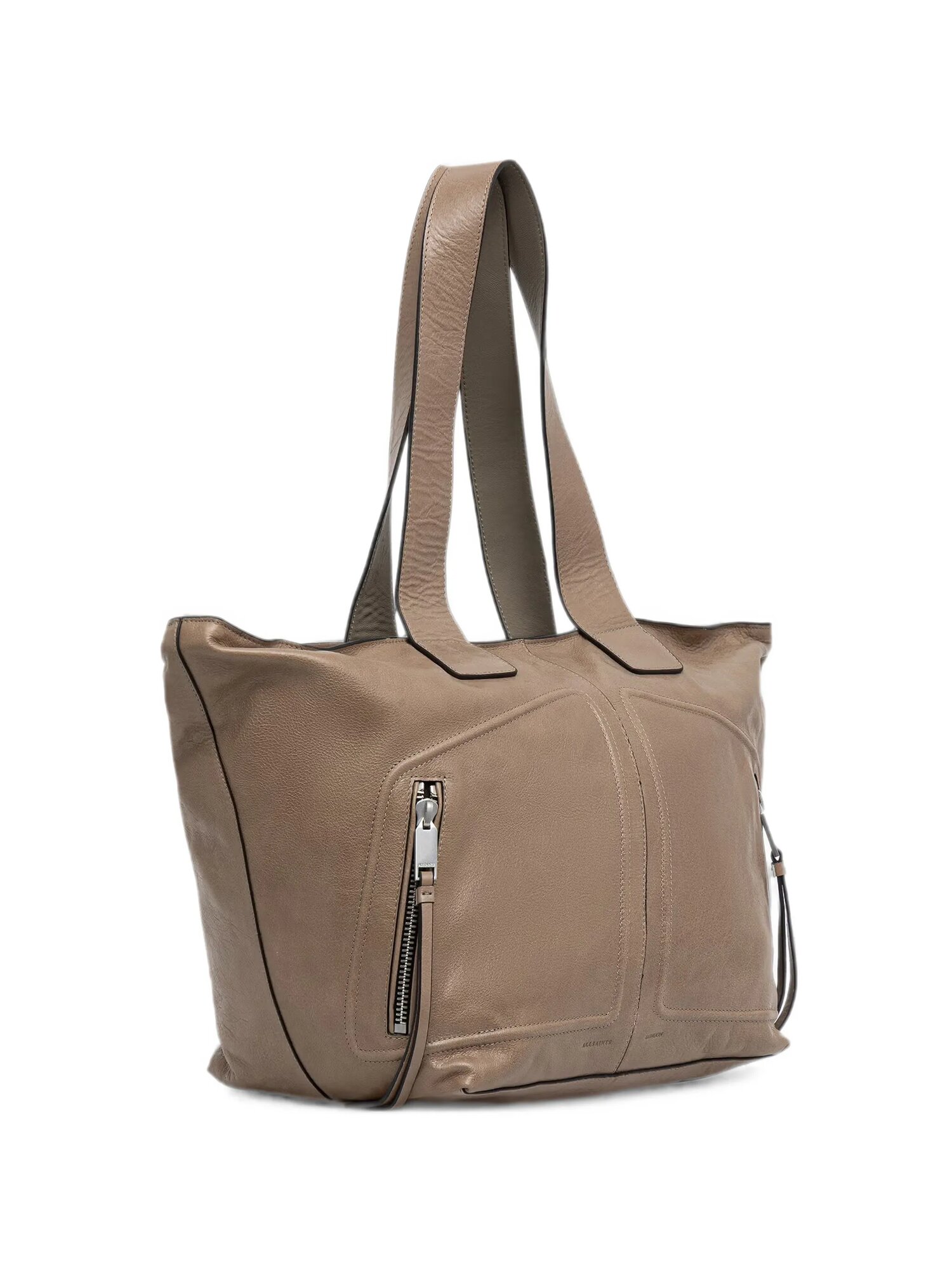 Сумка Jean zip-detail leather tote bag