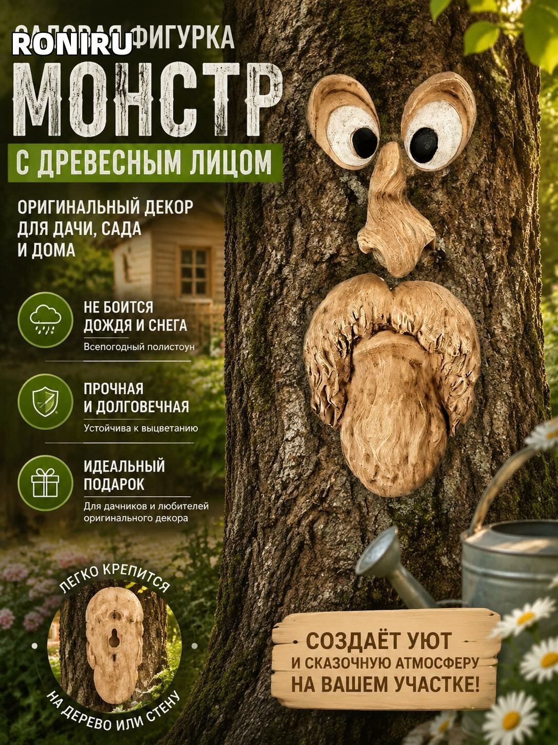Садовая фигурка «Лебедь» из полистоуна — декор для украшения дачи, клумб и водоёмов, устойчивая к дождю и снегу
