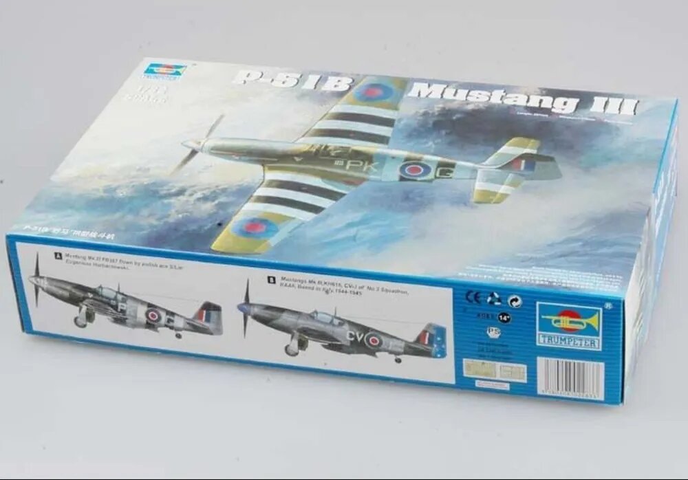 Trumpeter 1/32 02283 Военно - воздушные силы США P-51B Мустанг III сборная модель самолета