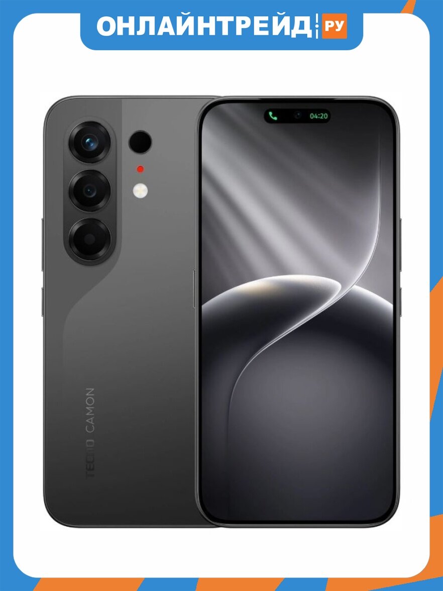 Смартфон Tecno Camon 50 8/256GB Лунный черный