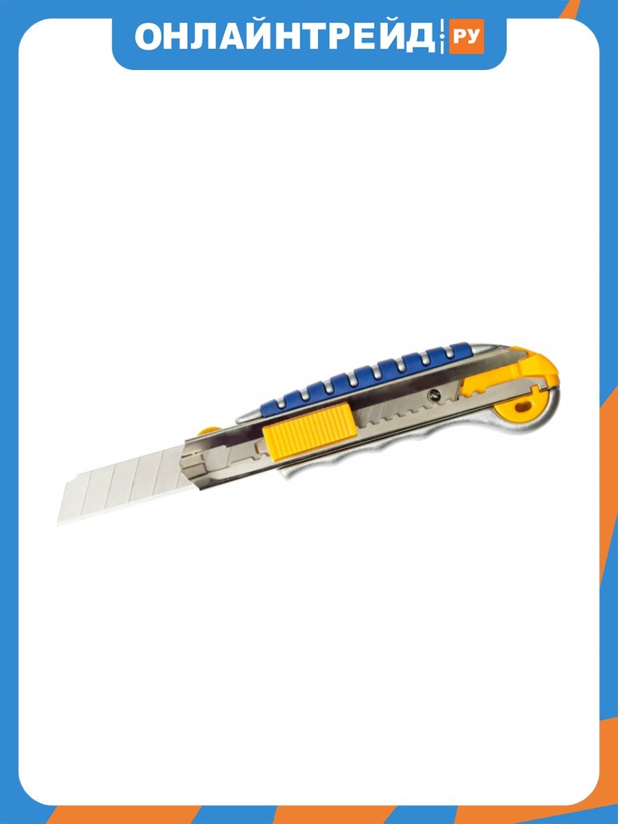 Нож Kraft KT 700903 профессиональный, с автоматической фиксацией, 18мм