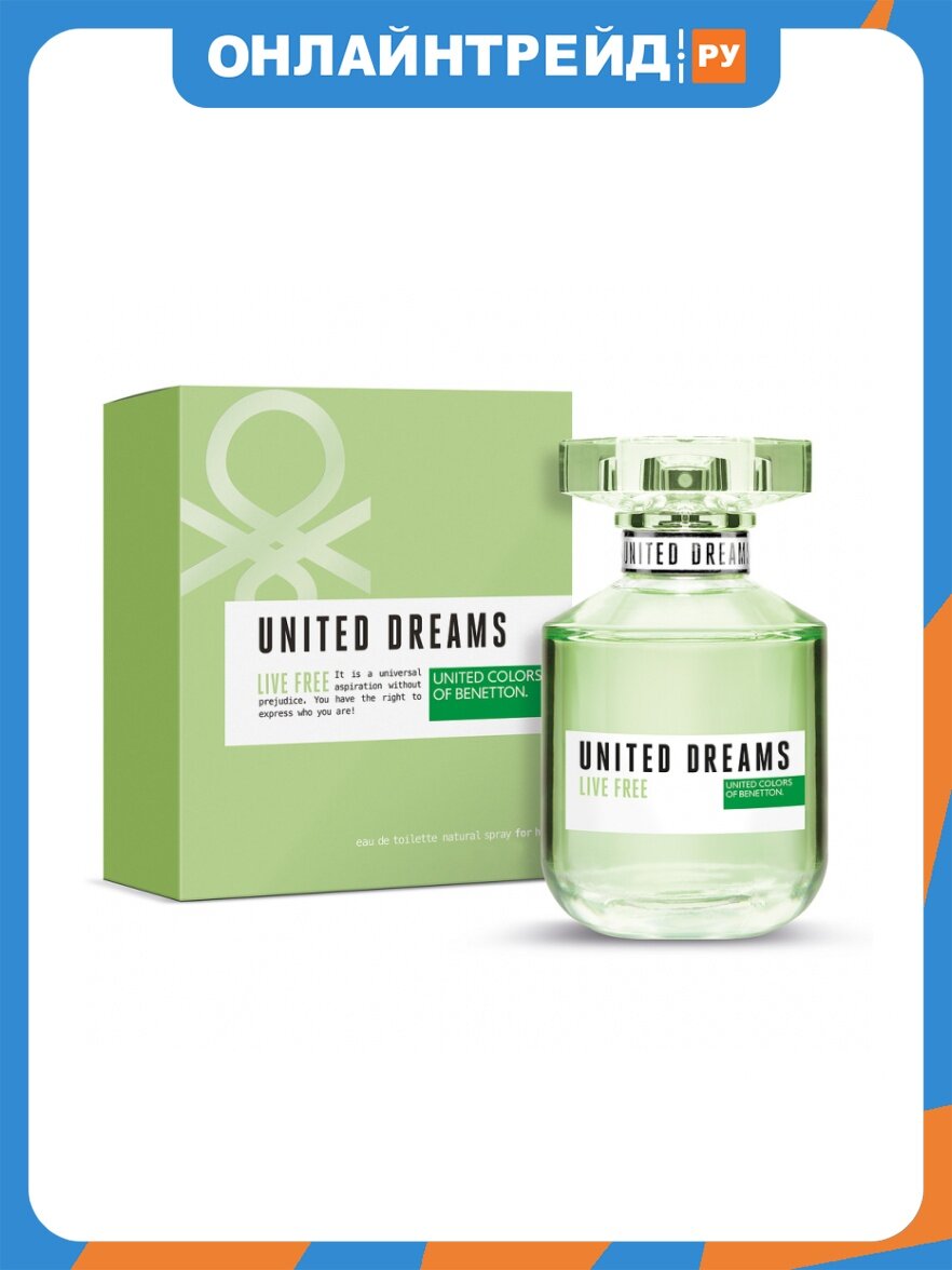 Женская туалетная вода Benetton UD Live Free, 50 мл