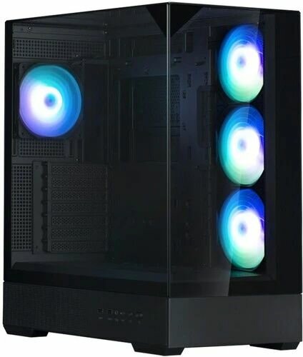 Компьютерный корпус ZALMAN P40 Prism Plus (P40 Prism Plus Black) черный - Midi Tower, ATX, USB 3.2 Gen 1 Type-A, USB 3.2 Gen 2x2 Type-C