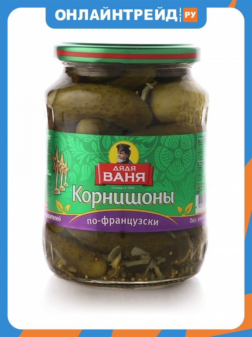 Огурцы Дядя Ваня корнишоны по-французски 680г