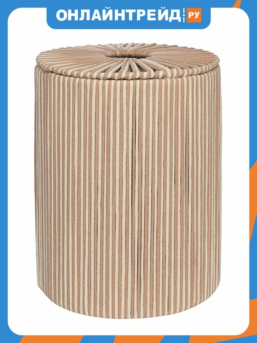 Корзина Tkano плетеная Dholak Beige из коллекции Ethnic, размер S