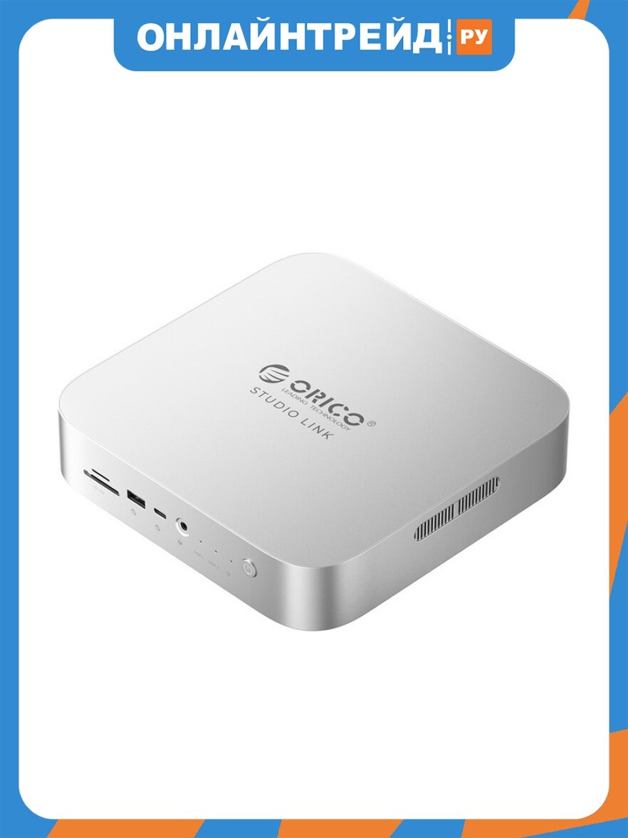 Мультифункциональная док-станция Orico MC25M USB Type-C 10-в-1, серебристый