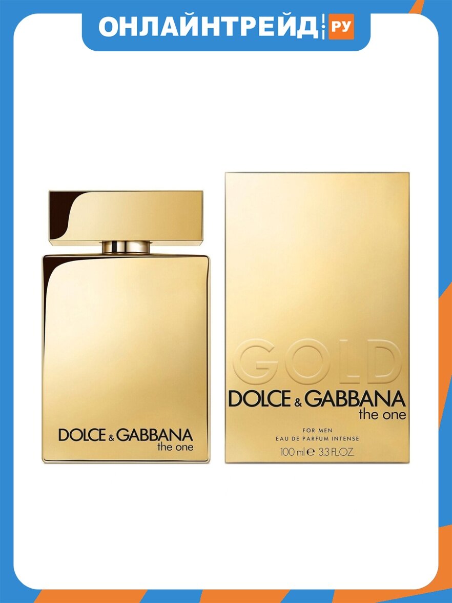 Мужская парфюмерная вода Dolce&gabbana The One Gold Intense, 100 мл