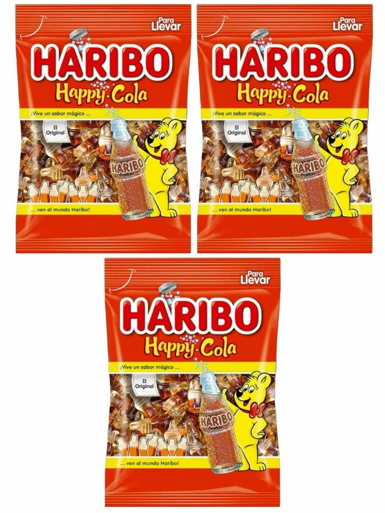 Мармелад Haribo Happy Cola, 3шт по 100г