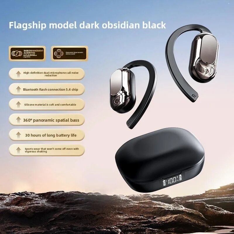 Беспроводные наушники Bluetooth 5.3 Черный, black