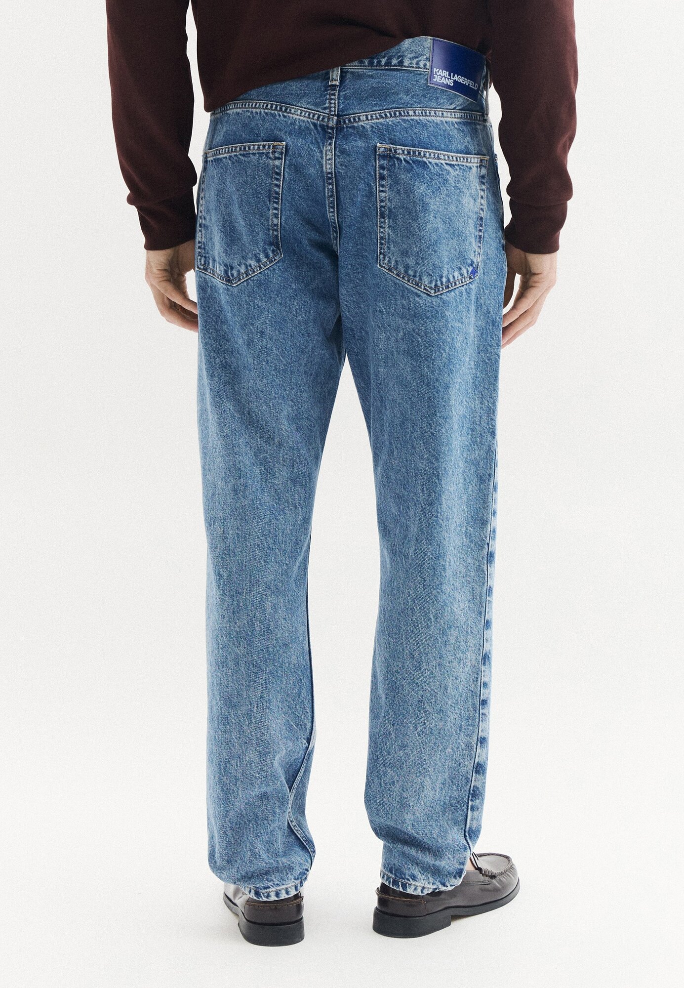 Джинсы классические KARL LAGERFELD JEANS, размер 32/32, голубой — фото 1