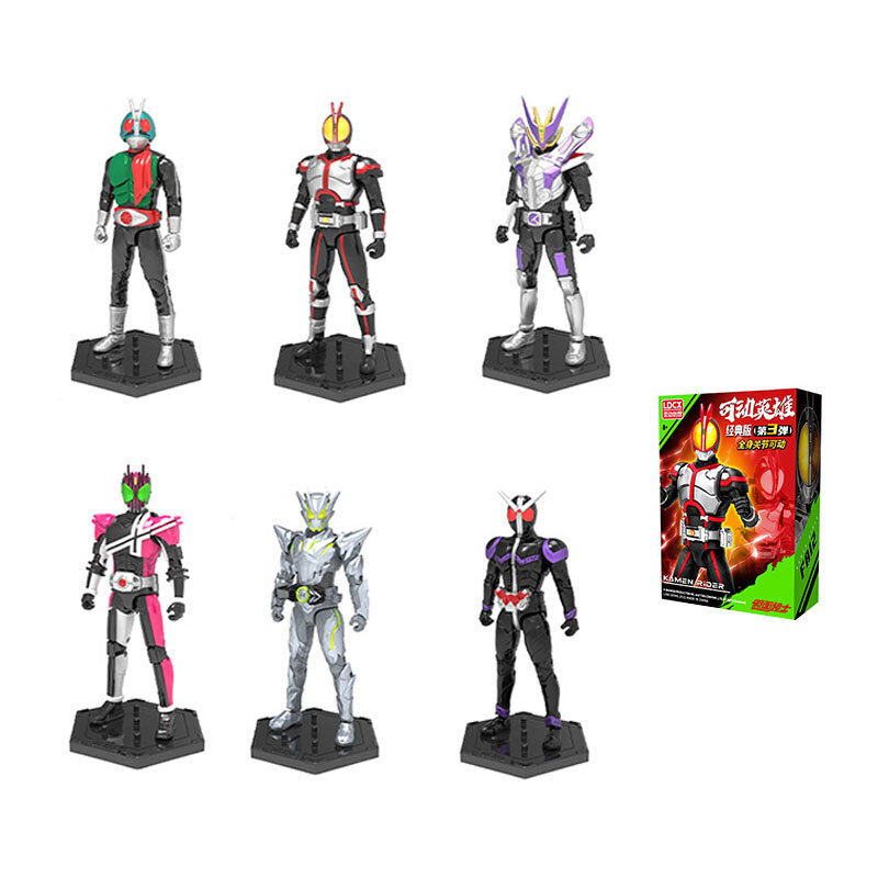Фигурки унисекс Spiritual Creations Action Hero Series 3 Kamen Rider, Single Mystery Box (Random Pick)