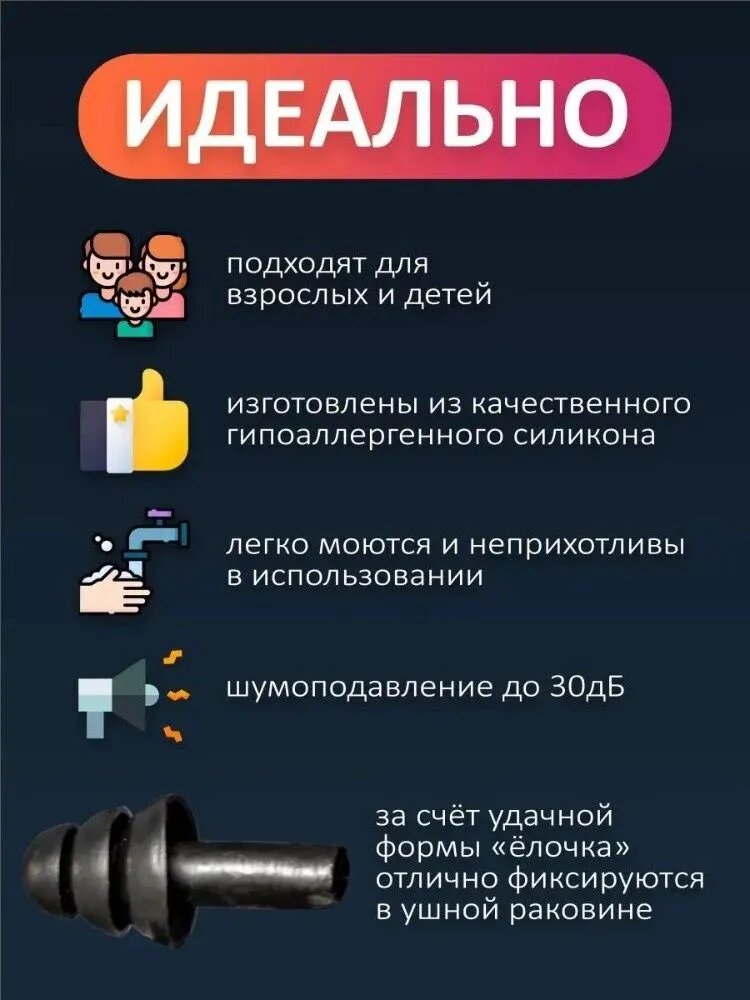 Беруши для плавания — фото 1