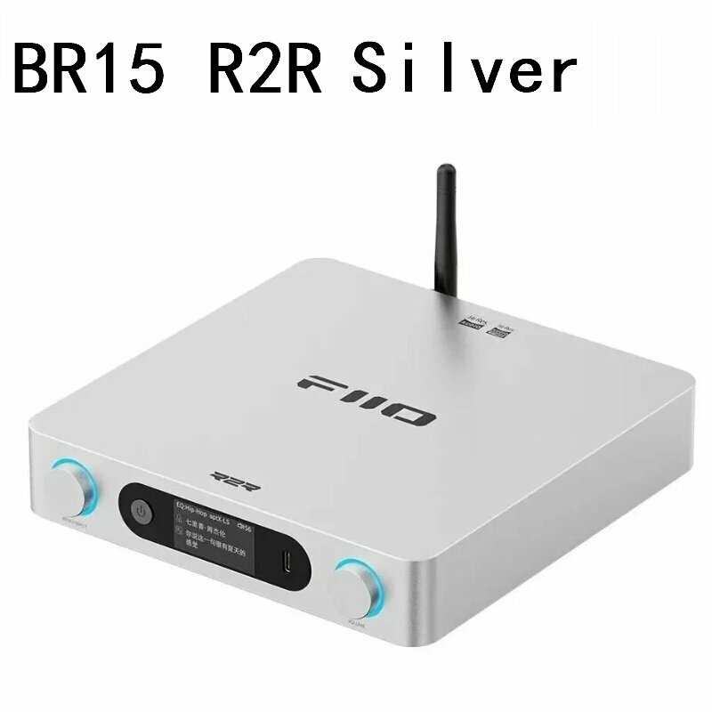 FiiO BR15 R2R Аудиоприемник Bluetooth 6.0 LDAC aptX с 24-разрядным оптическим коаксиальным входом USB