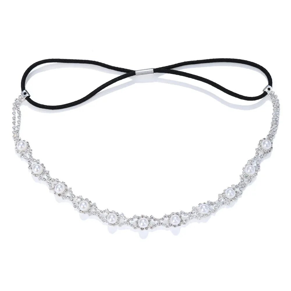Свадебная цепочка для волос Bijoux Femme Белый, посеребрение