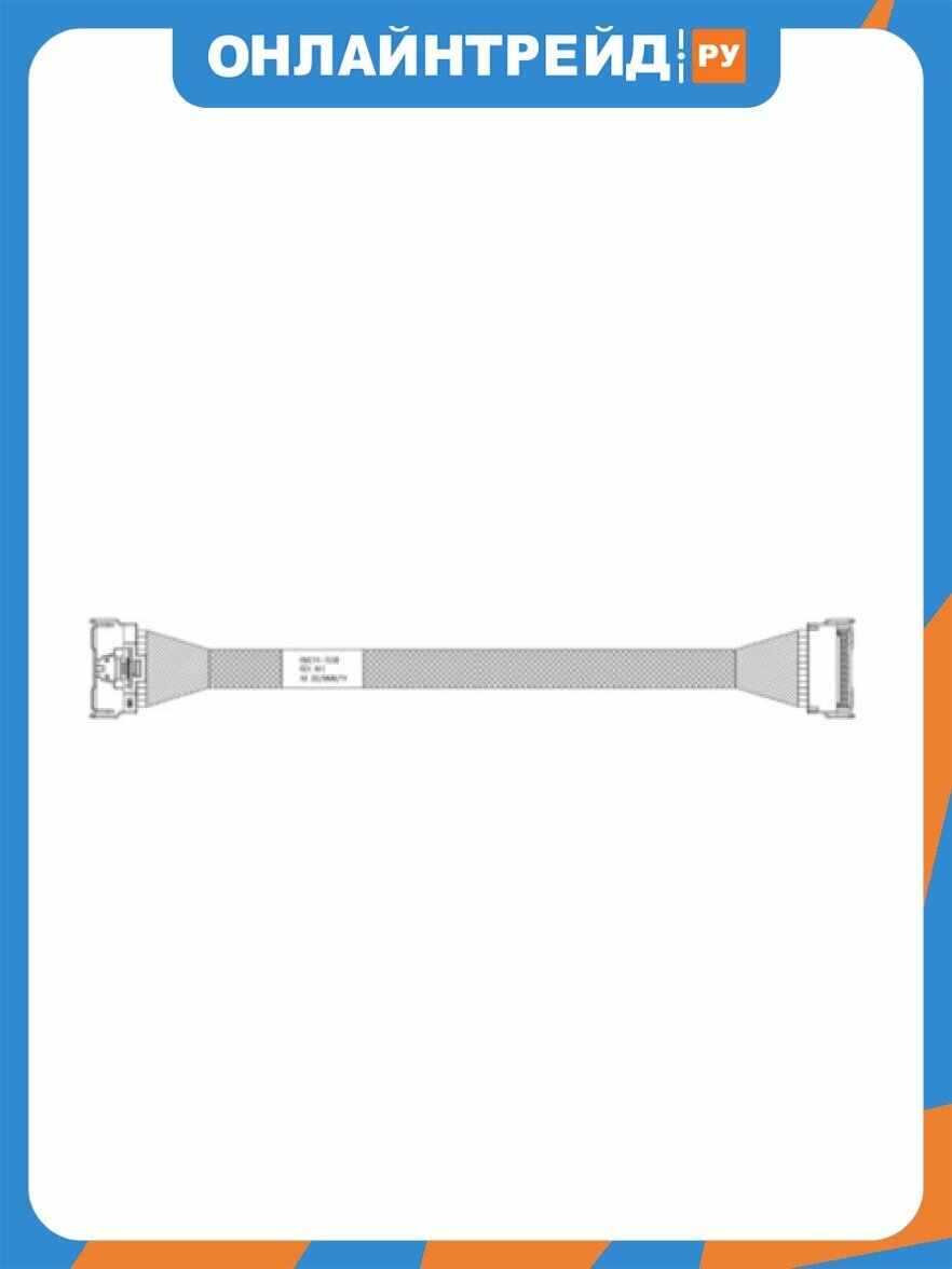 Кабель Amphenol RMC74-7038 Cable MCIO x8 74P (прямой) -TO- MCIO x8 74P (прямой) , 85 Ohm, L:80cm (CMCMC)