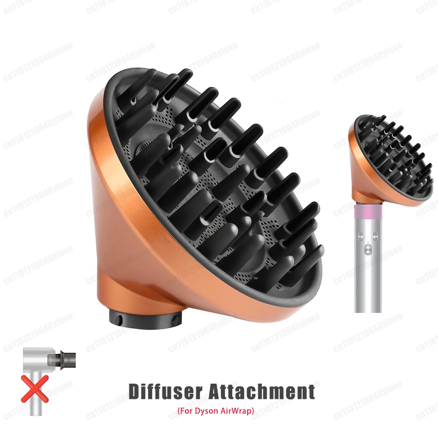 RESUXI Диффузор для волн для Dyson Airwrap HS01/HS05 SenciMen X9 Gold