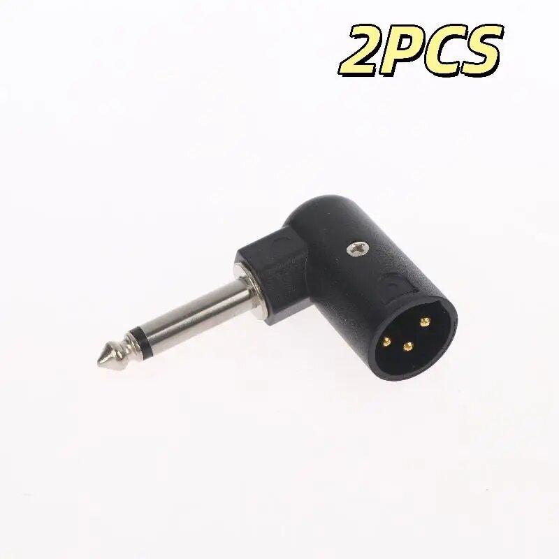 Адаптер XLR 3-pin - 6.35 мм Male to Male 2pcs