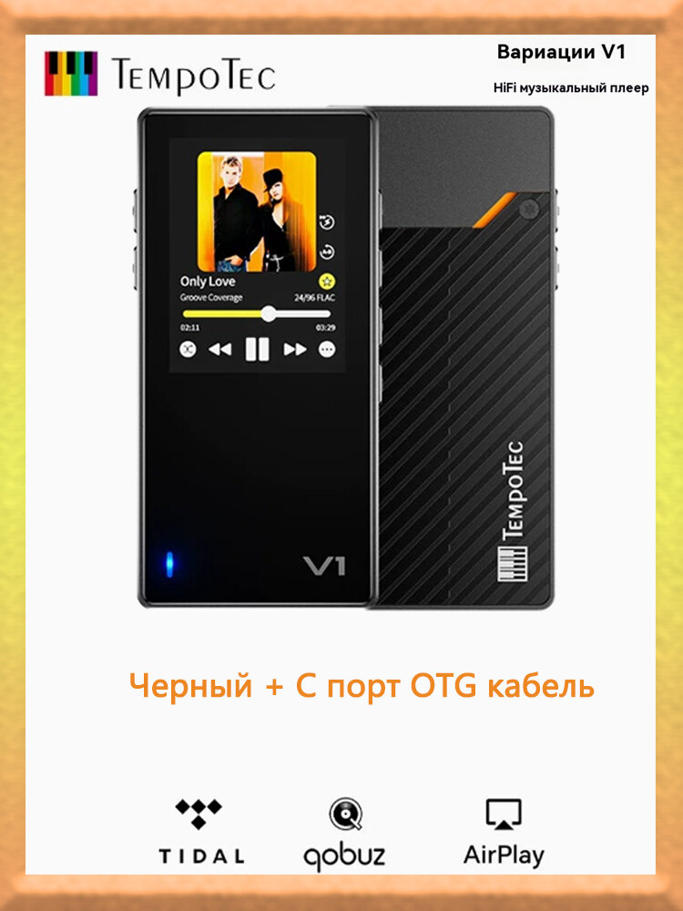 TempoTec Variations V1 Музыкальный плеер HIFI, Портативный и компактный, Декодирование мобильного телефона по Bluetooth, наушн