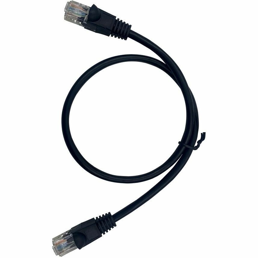 Патч-корд BURO 1645604 0.5м RJ-45 cat.5e UTP чёрный