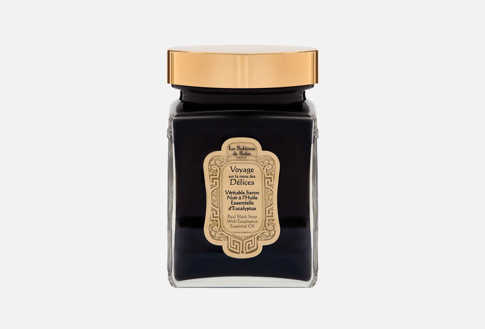 La Sultane de Saba SAVON NOIR A L’EUCALYPTUS Черное мыло для лица и тела с эвкалиптом 300 мл